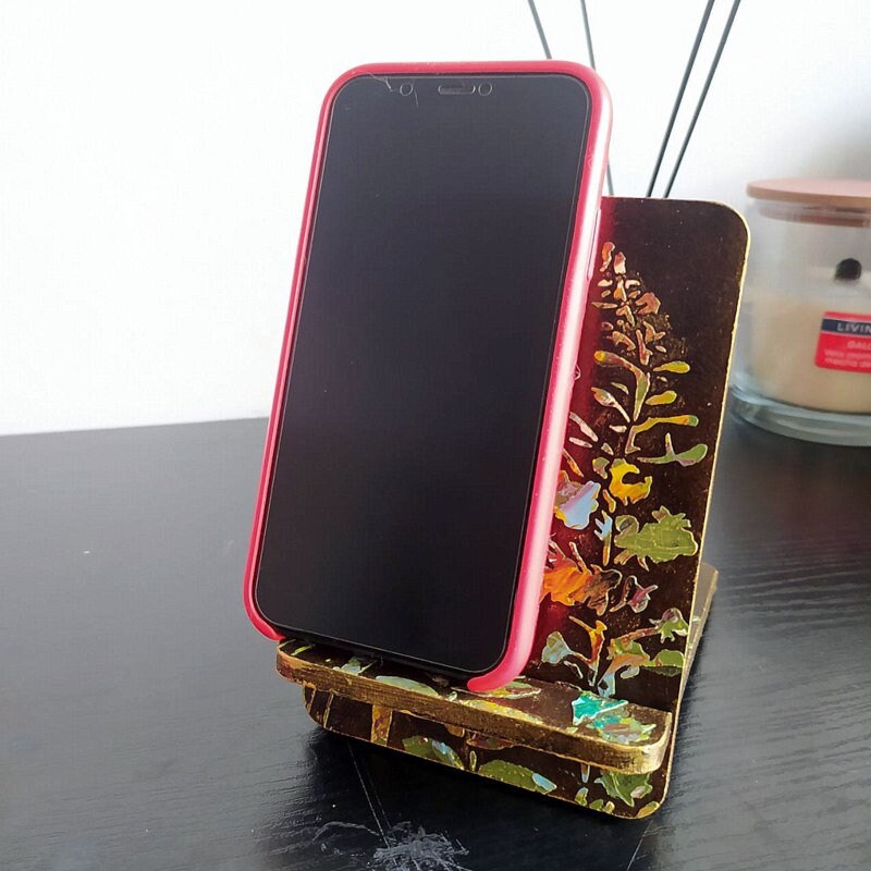 Wood iPhone Stand - Etsy