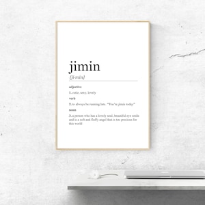 Jimin Print Digital Download - BTS - Park Jimin Poster - Bangtan ARMY ...