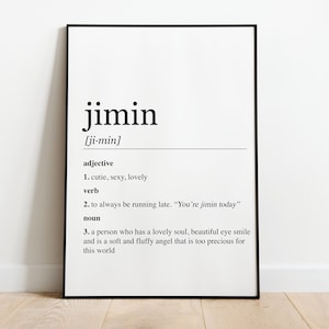 Jimin Print Digital Download - BTS - Park Jimin Poster - Bangtan ARMY ...