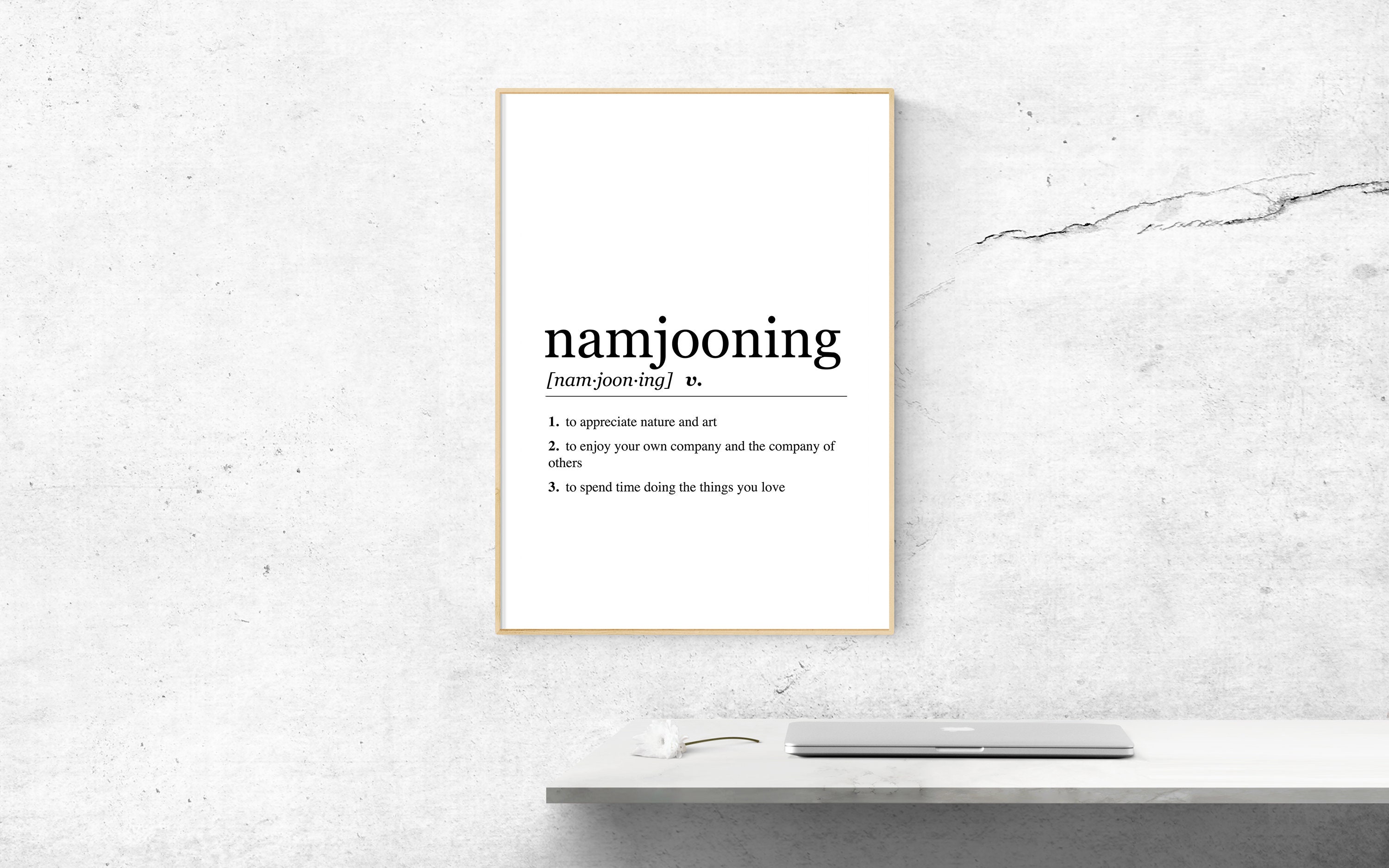 Namjooning Print Digital Download - BTS - Kim Namjoon Poster - Bangtan ...