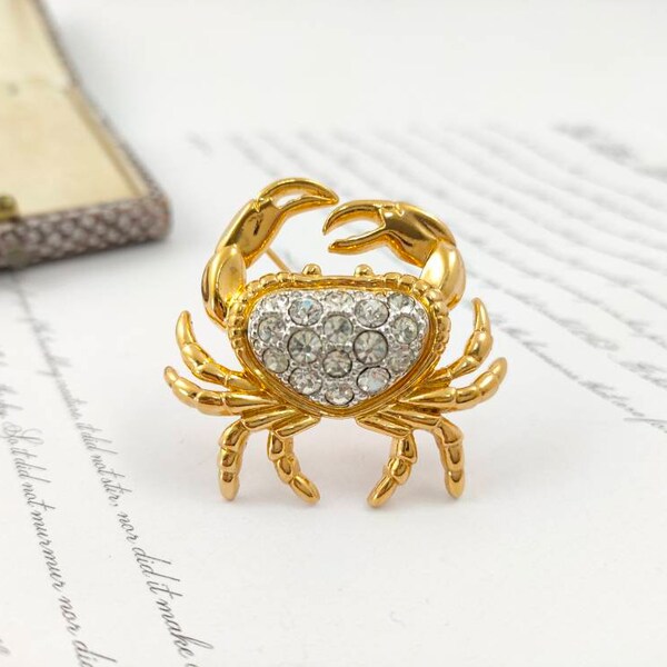 Crab Brooch - Etsy