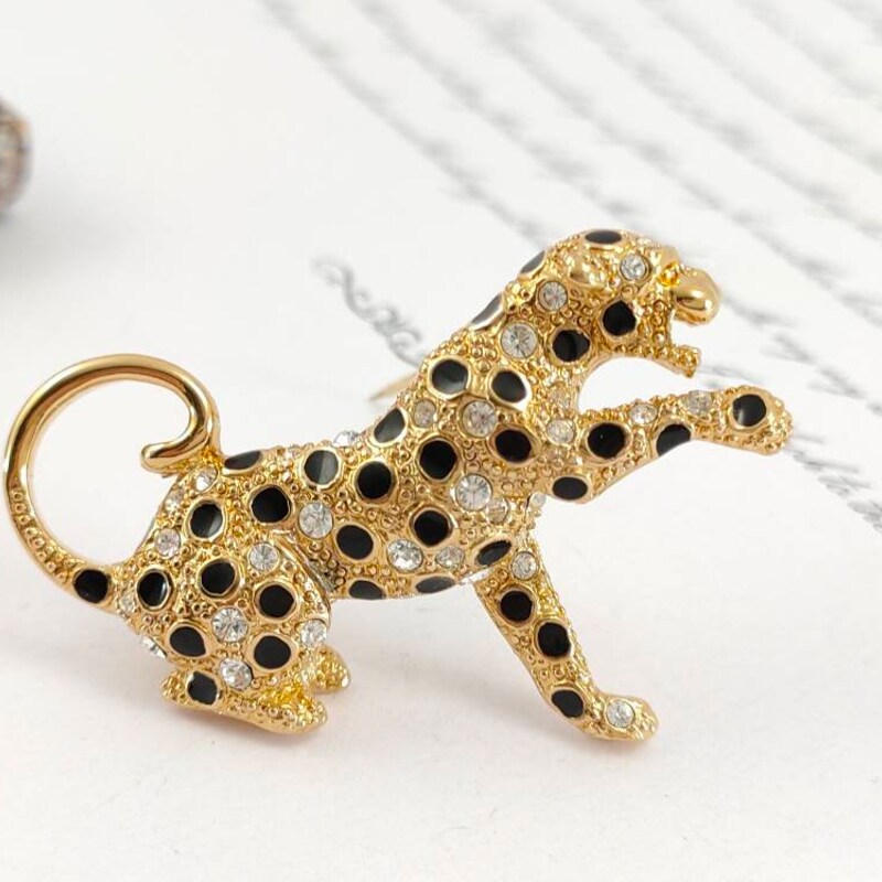 Leopard Brooch Pin - Etsy