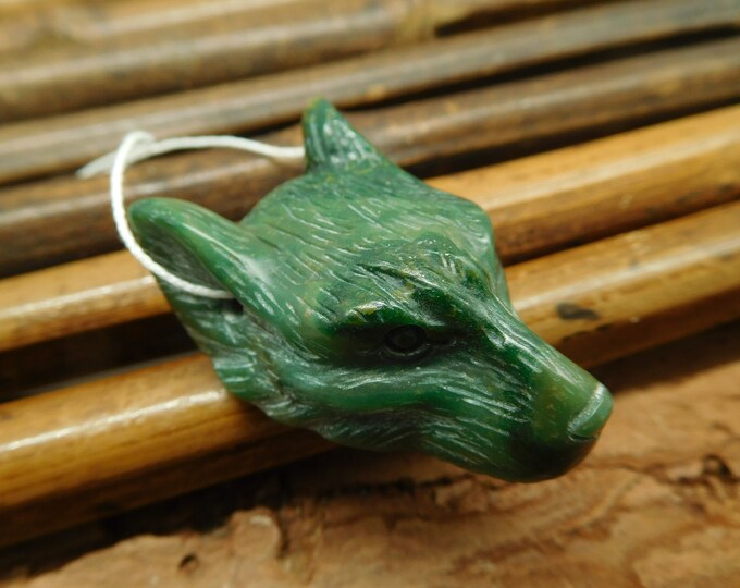 Valentine Outfit. African Jade Wolf. Stone Carved Wolf. Men's Jewelry ...