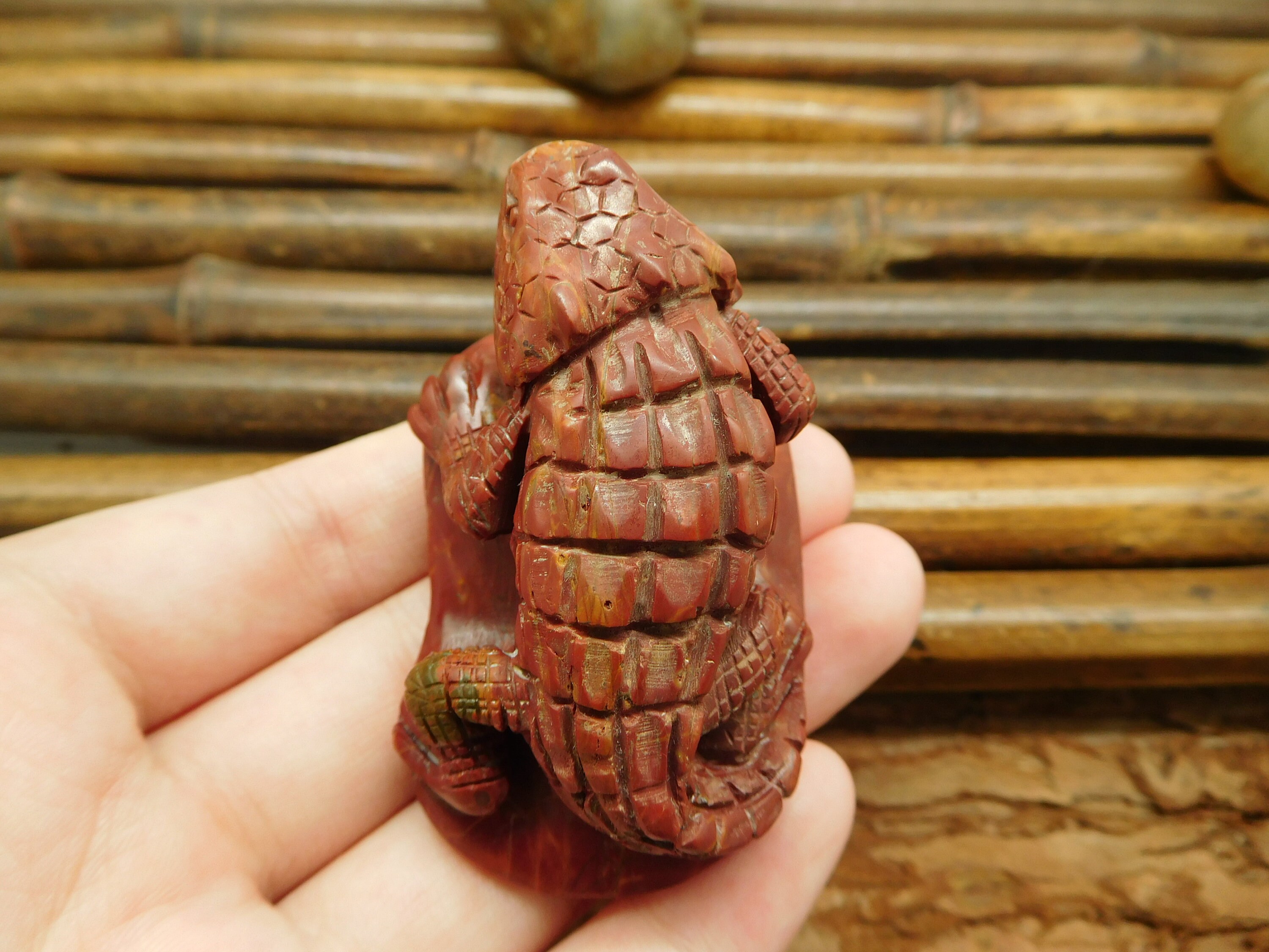 Horned Lizard Gemstone. Carved Animal C0318 - Etsy