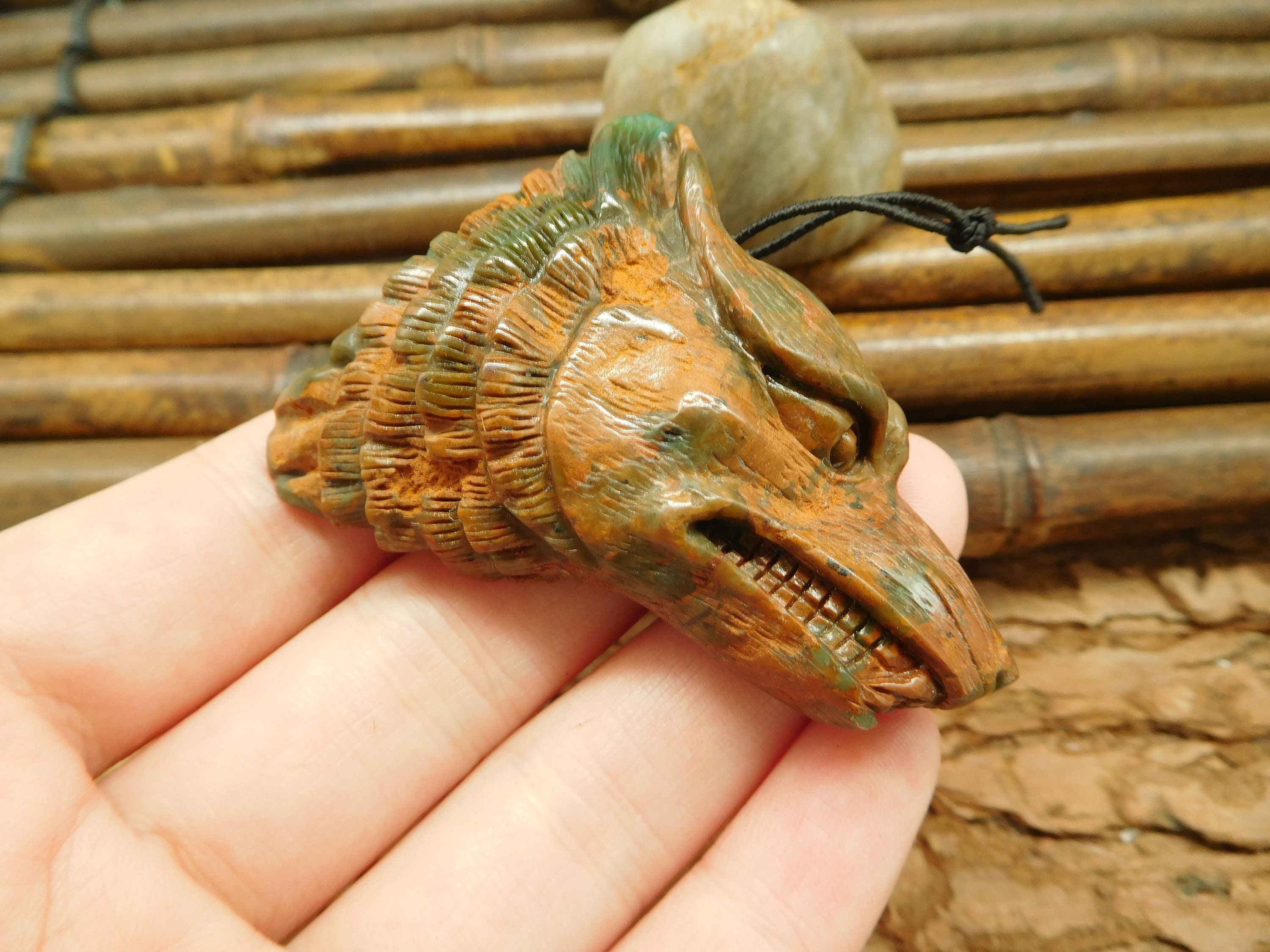 Carved Wolf. African Turquoise Carving Wolf. Natural Gemstone | Etsy