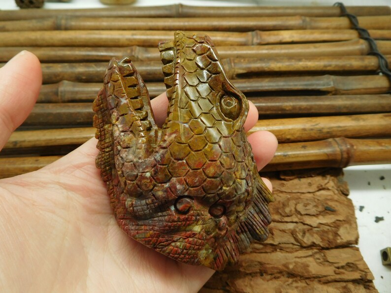 Fancy Agate Gemstone Dinosaur Head Home Decoration. House - Etsy