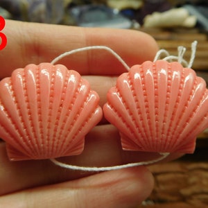 Pink Conch Shell. Carve Starfish Pendant. Carve Shell. Jewelry Making ...