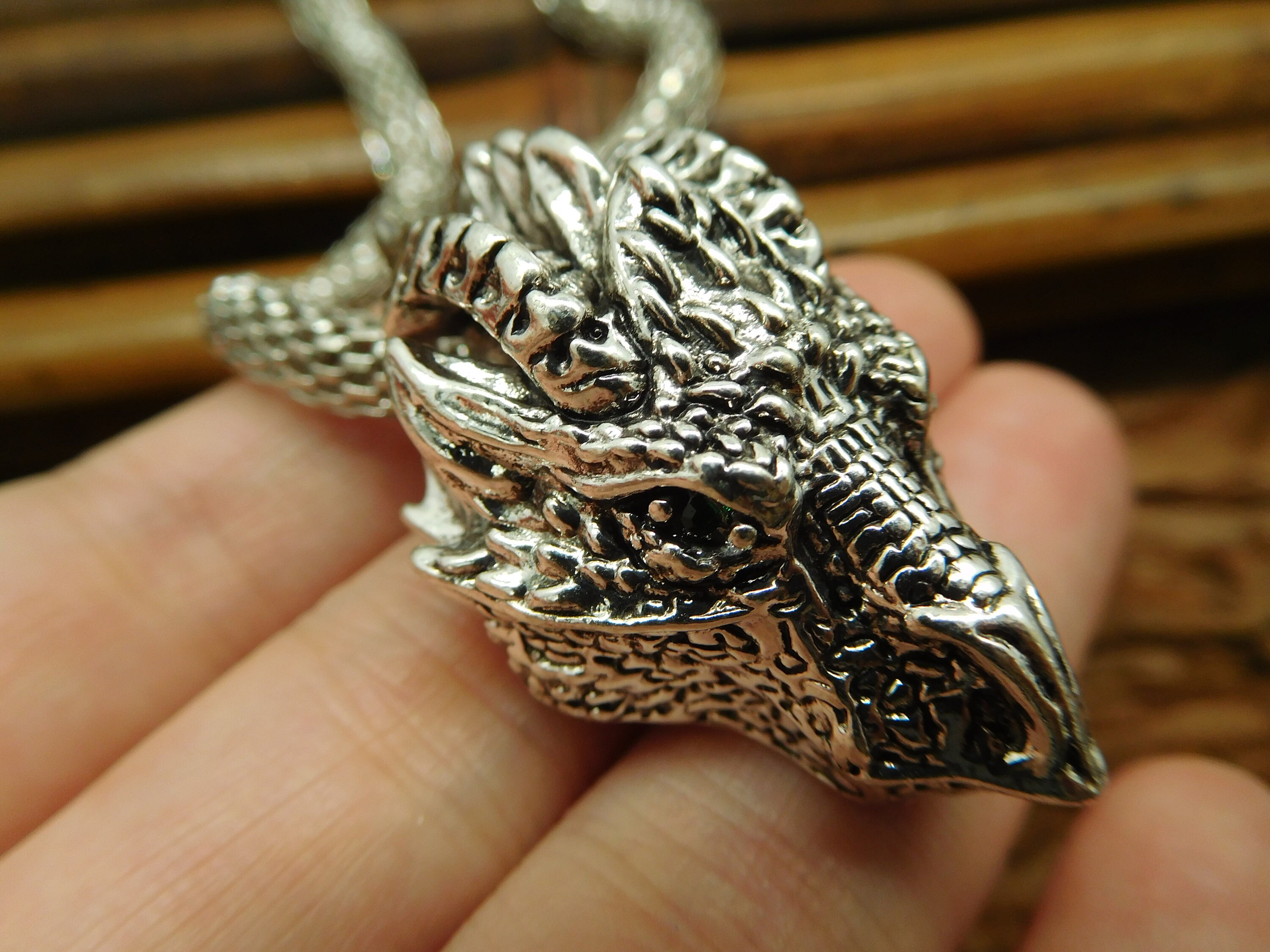 Dragon Pendant. Alloy Dragon Charm. Flying Dragon Necklace Stainless ...