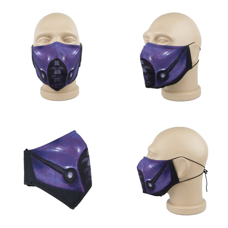 MK Rain Classic Skin Mortal Kombat Ninja Face Mask - Etsy