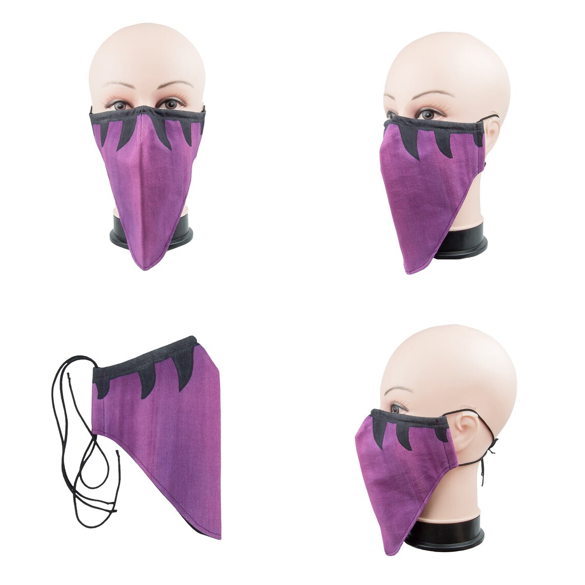 Mileena MKX Mortal Kombat Face Mask | Etsy
