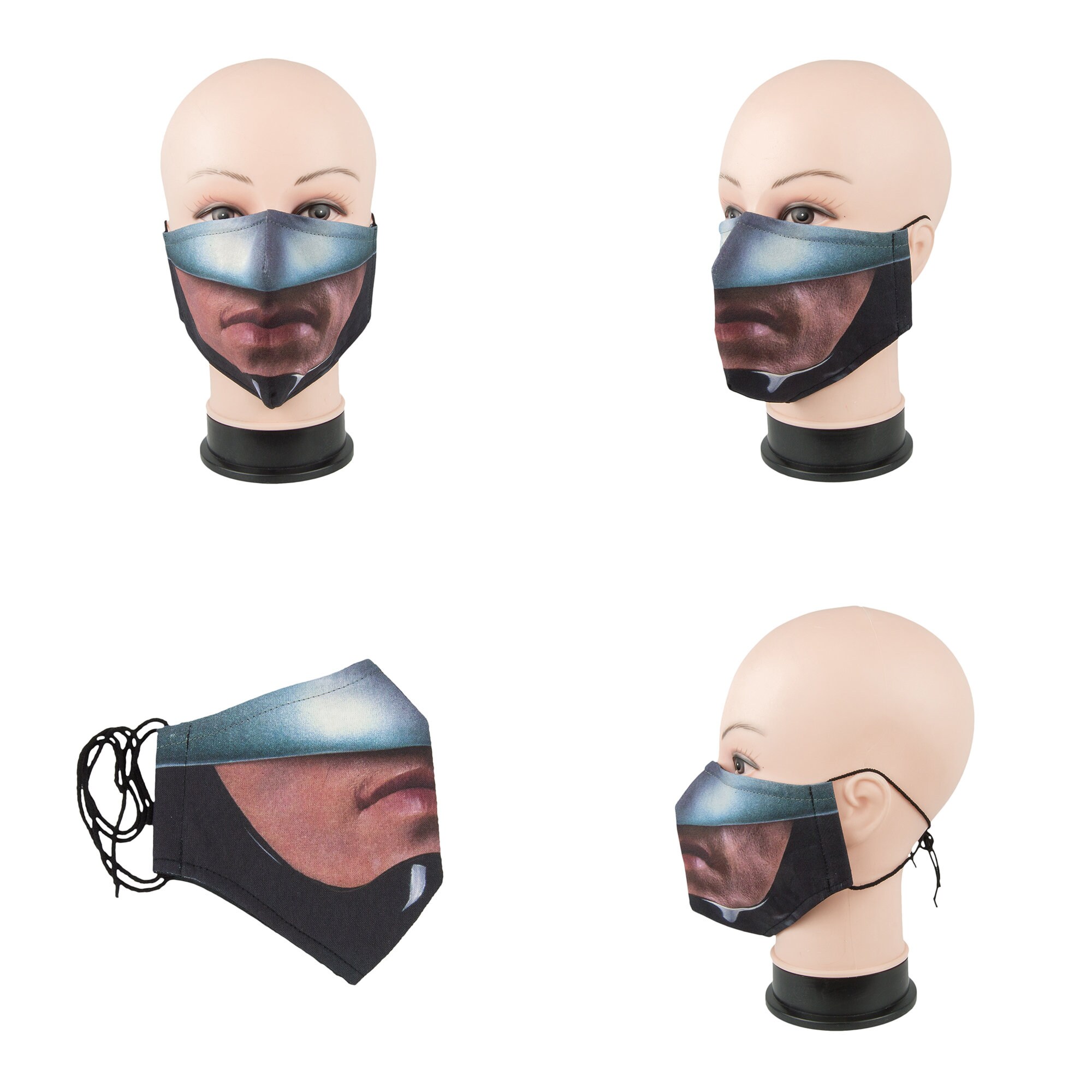 Robocop Face Mask - Etsy UK