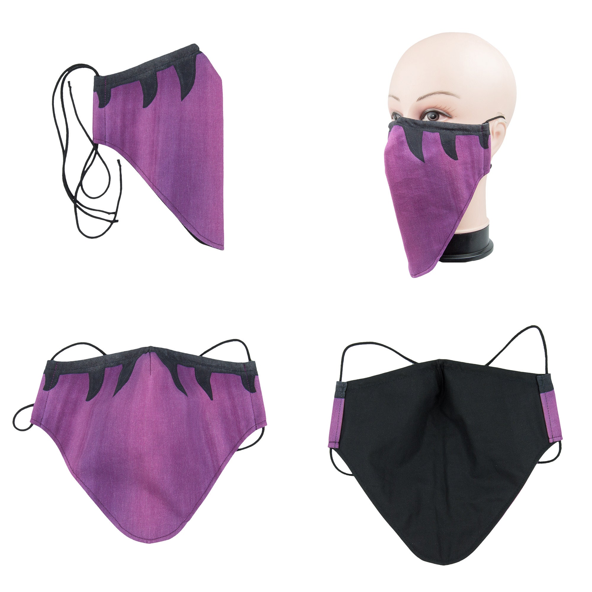 Mileena MKX Mortal Kombat Face Mask | Etsy