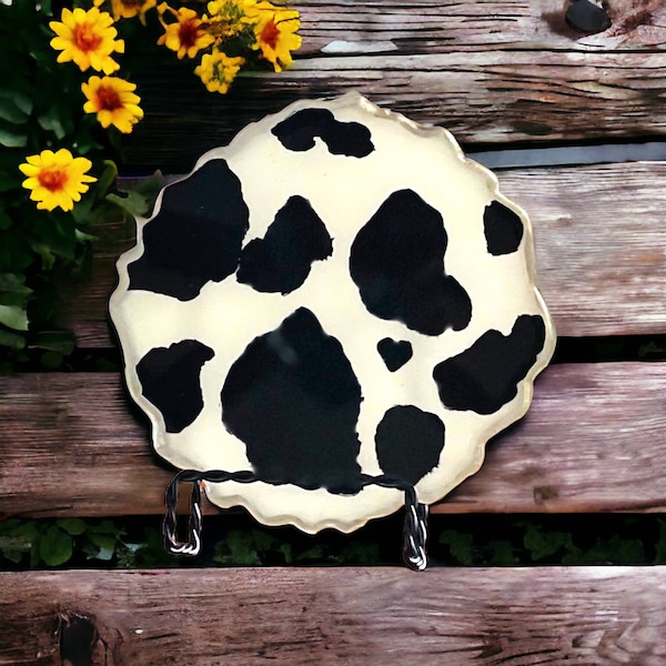 Cow Print Business Card - Etsy