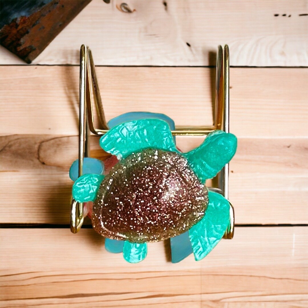 Sea Turtle Business Card Holder for Desk Perfect Gift for - Etsy