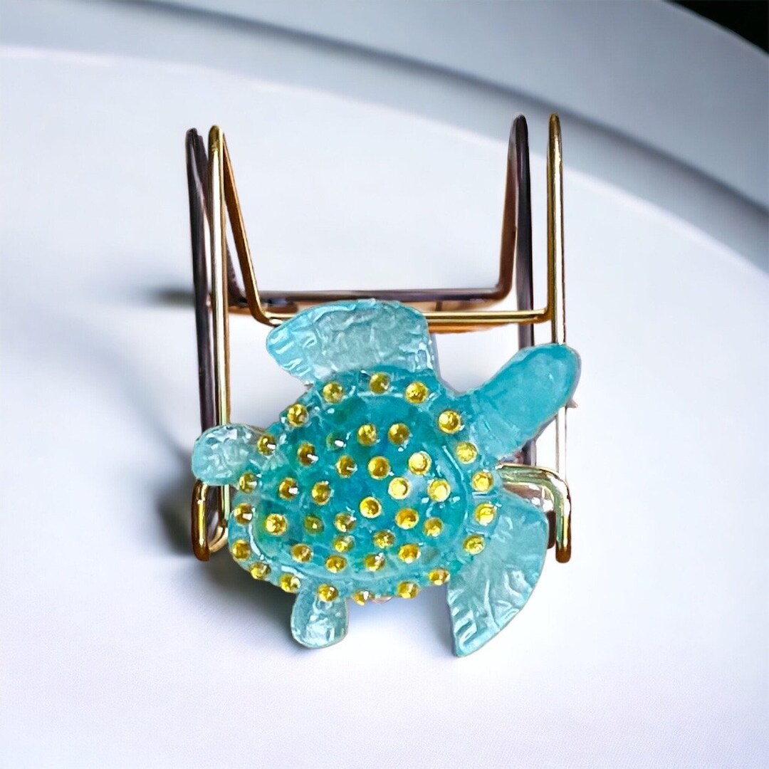 Sea Turtle Business Card Holder for Desk, Perfect Gift for Businesswoman or Businessman. - Etsy