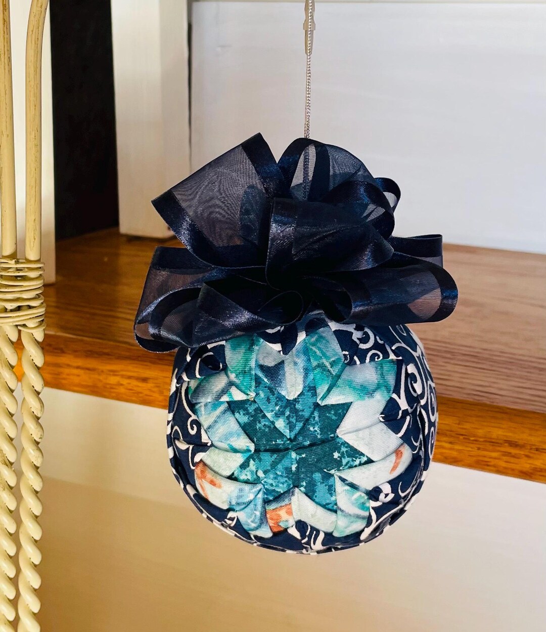 Handmade No Sew Quilted Christmas Ball Ornament - Etsy