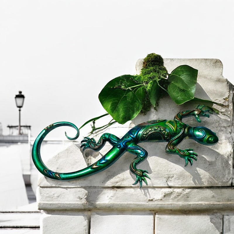 Large Decorative Gecko - Etsy Canada