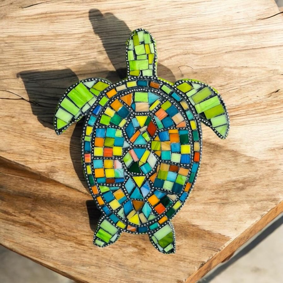 Free Shipping. Handmade Mosaic Turtle Wall Art. This Would Make a ...