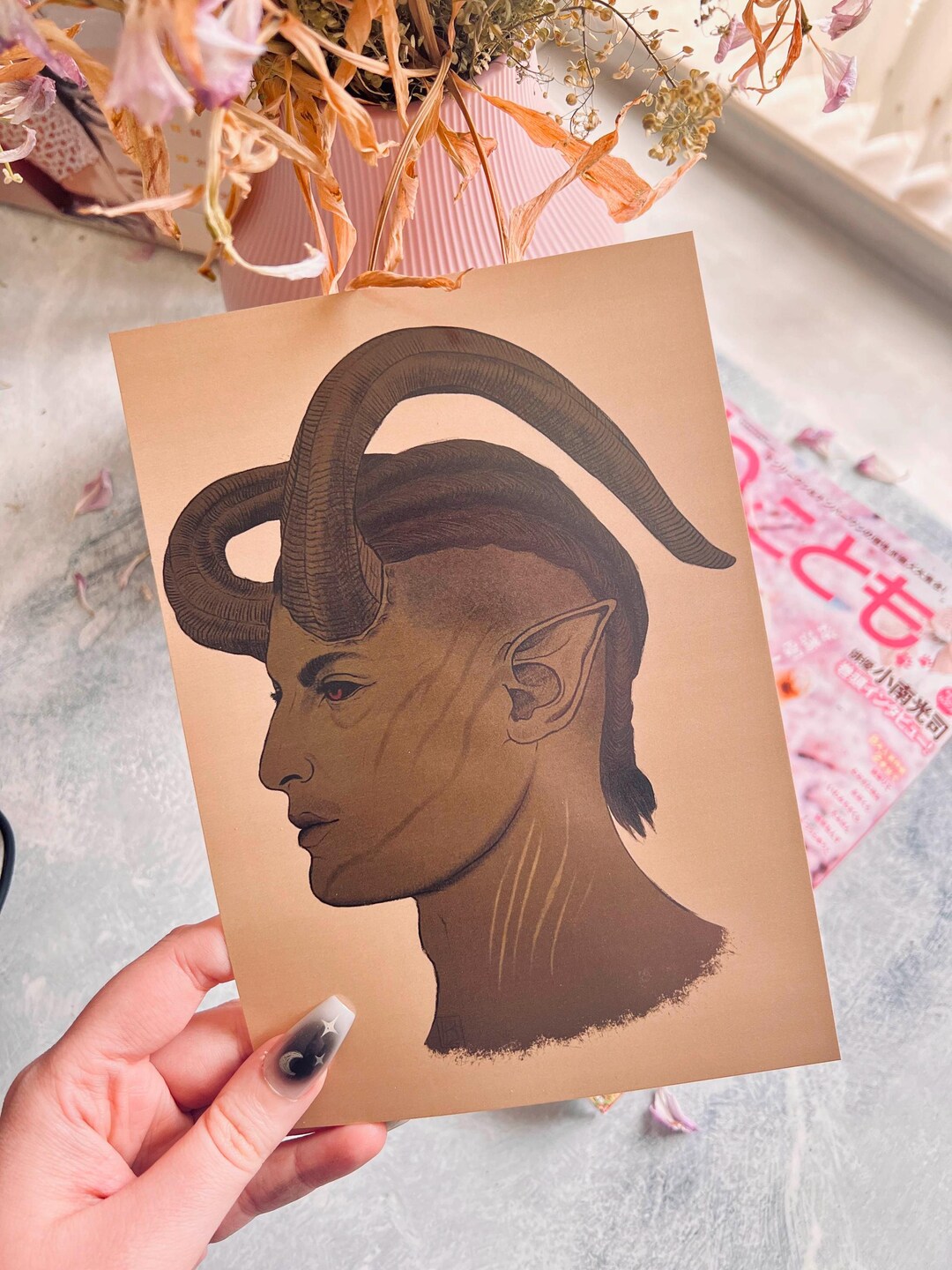 Wyll Portrait - Art Print - Etsy