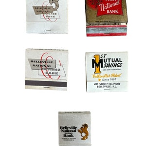 Vintage Banks Matchbooks Lot of 21 Variety of Designs Partial to ...