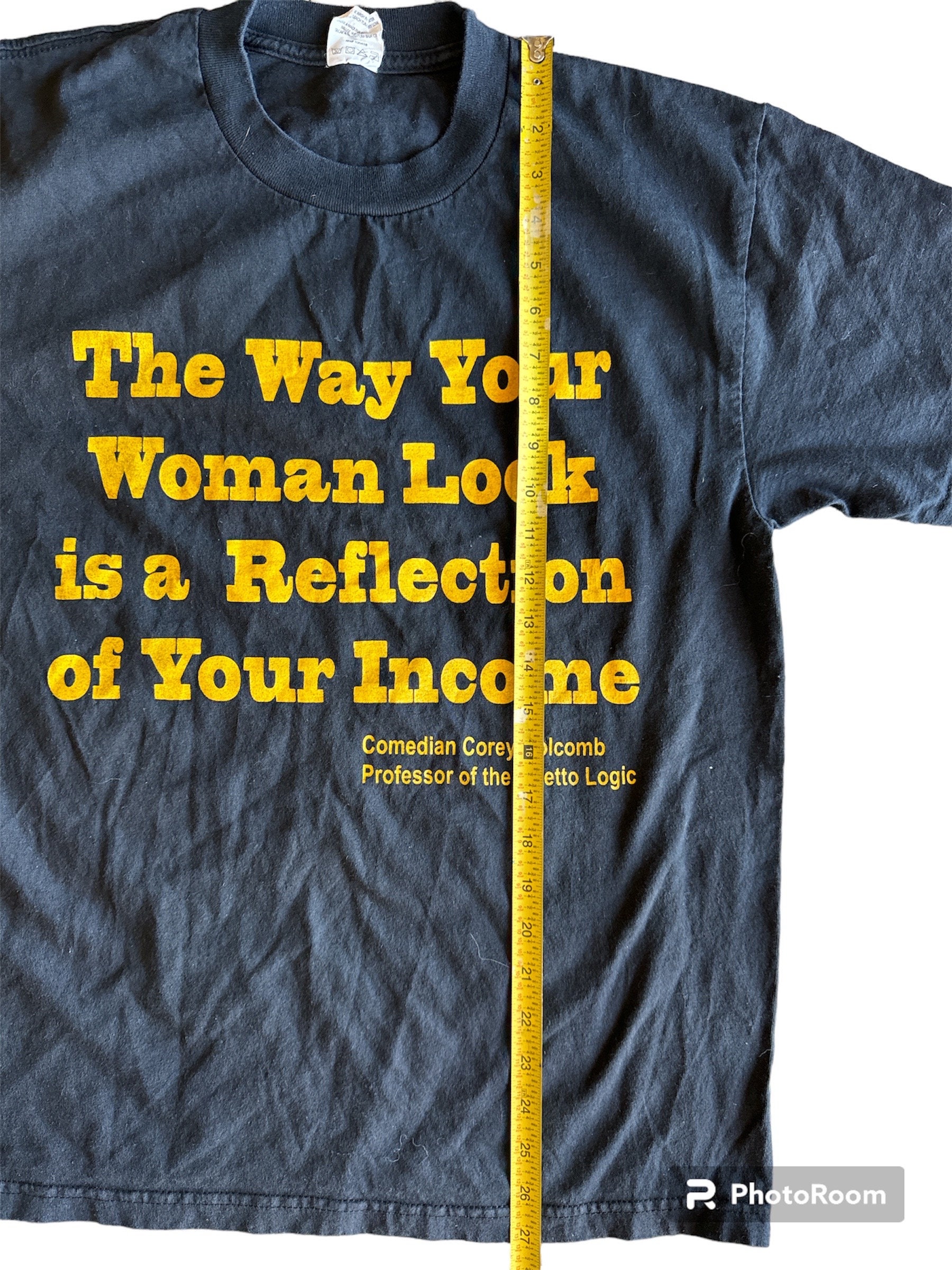 True Vintage Corey Holcomb Professor of Ghetto Logic Humor Large Pro ...