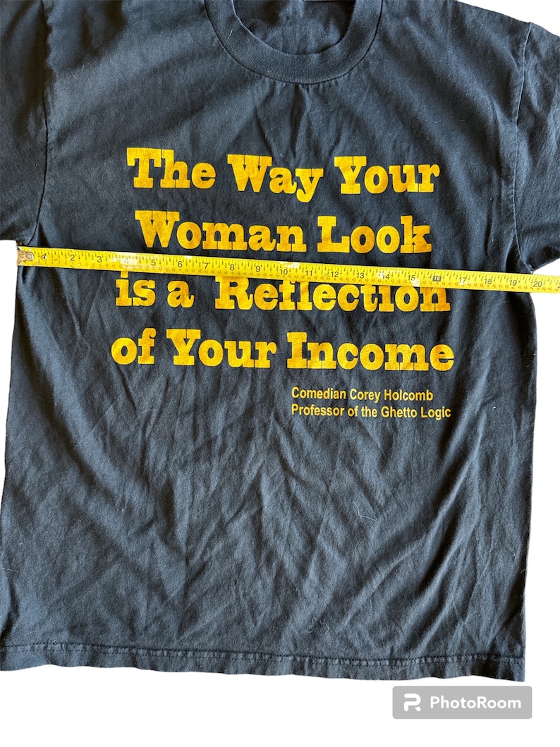 True Vintage Corey Holcomb Professor of Ghetto Logic Humor Large Pro ...
