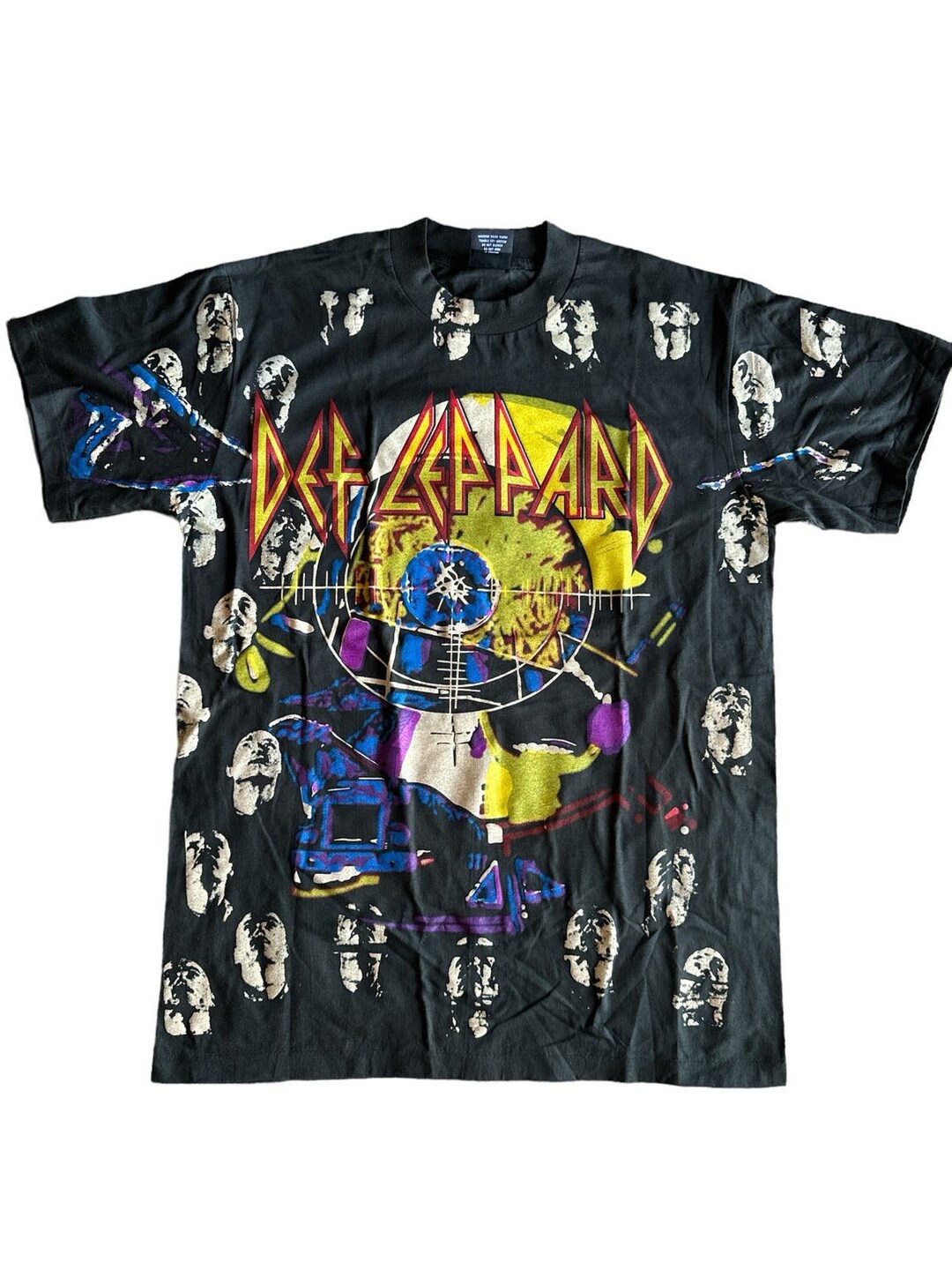 Metal Band Album AOP MODERN Print on Black Large Giant USA Made Single ...