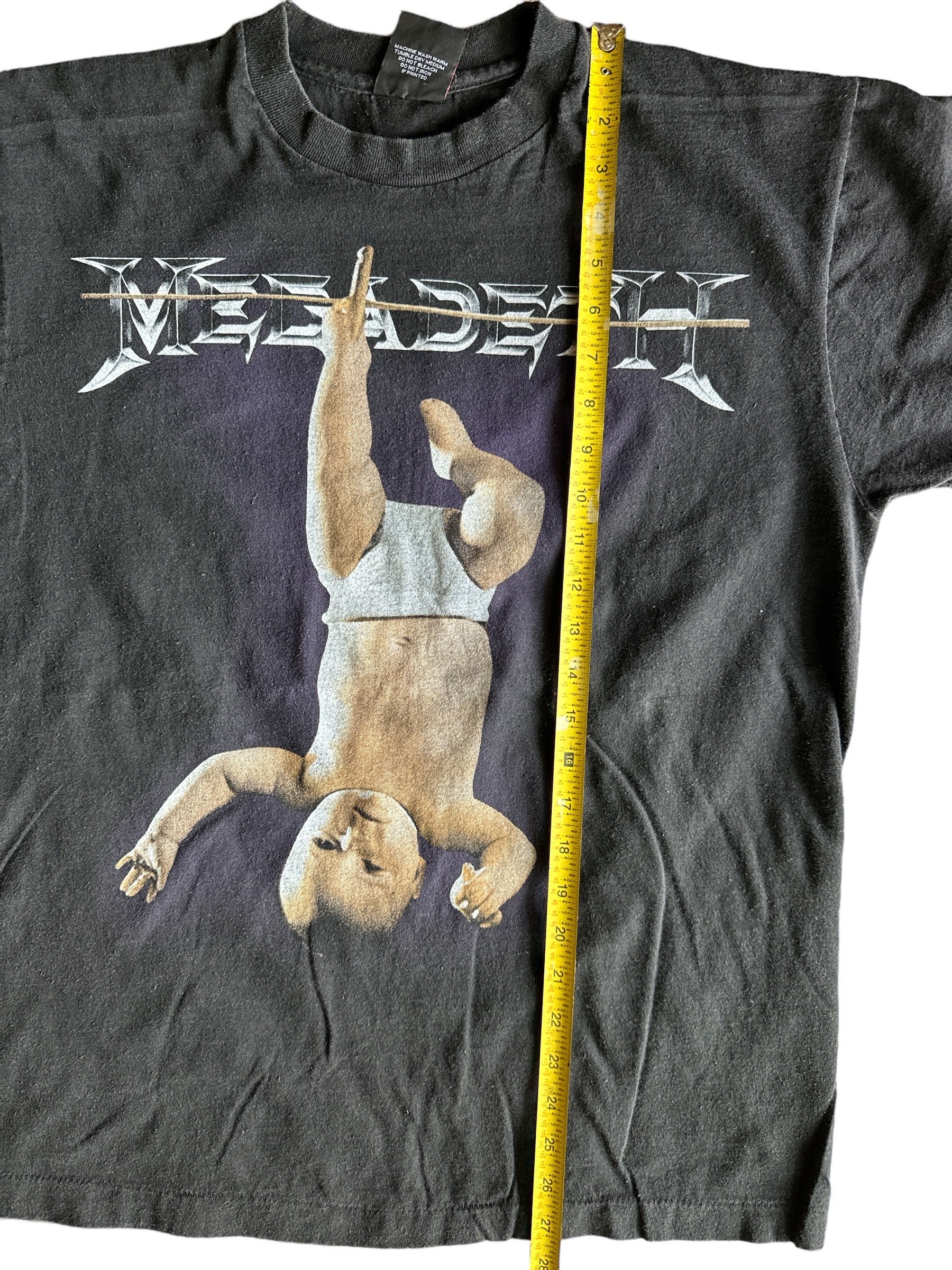 Megadeth Baby Hanging Bootleg Modern Print on the True Vintage Giant ...