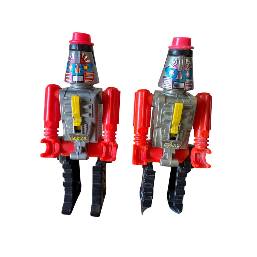 Vintage ‘84 Arco Gobots Rogun Robots Transformable Cap Set of 2 - Etsy