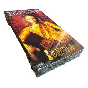 Vintage Sealed Elizabeth VHS Movie 1998 Polygram Video Starring Cate ...
