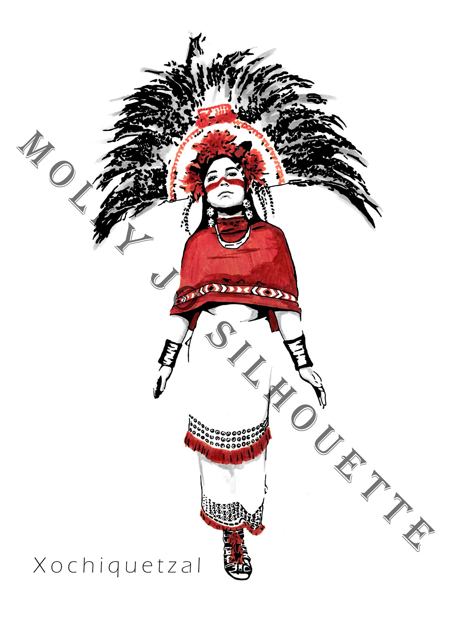 Aztec Goddess Of Love Drawings