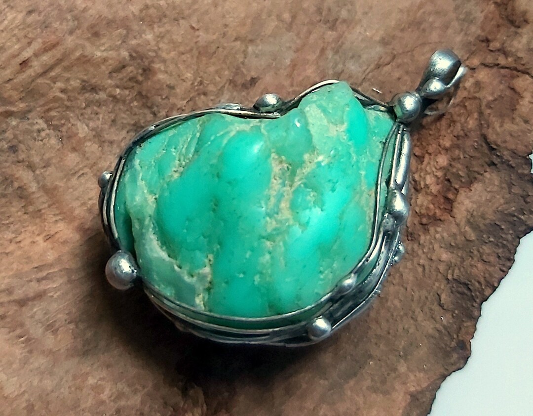 Chrysoprase Pendant - Very Original, Magical and Shamanic - Can Be Worn ...