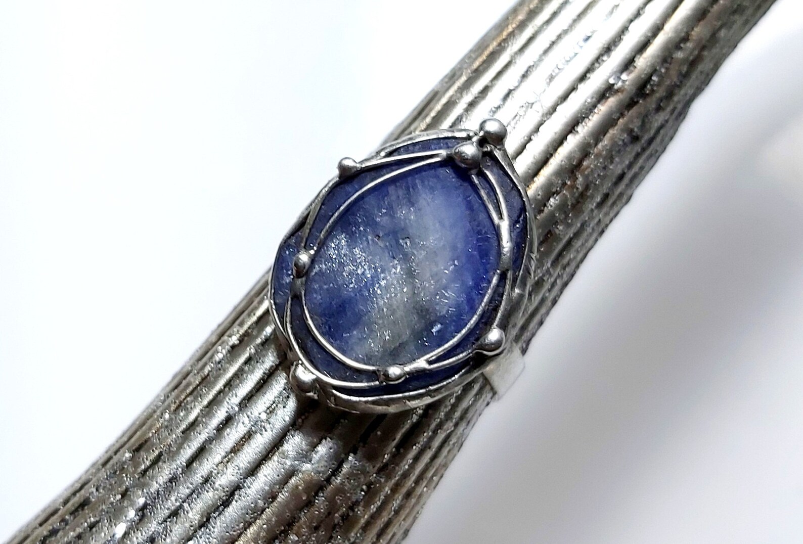 Sapphire Ring Original Sapphire Disc UNIKAT - Etsy