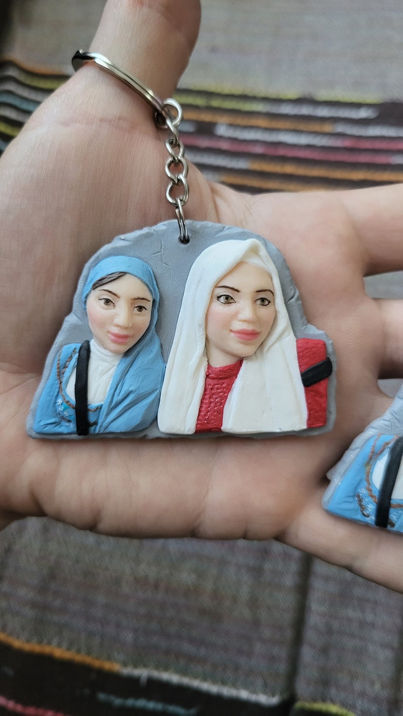 Two Hand Made Key Chains , Personalized , Custom Made , Perfect Gift - Etsy