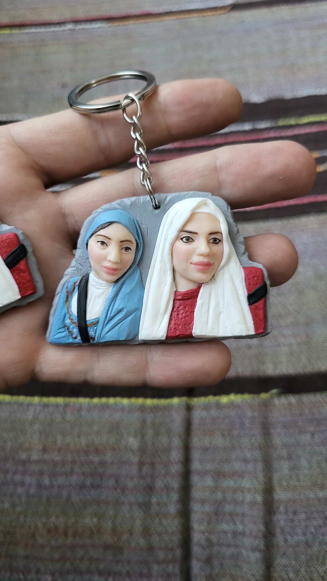 Two Hand Made Key Chains , Personalized , Custom Made , Perfect Gift - Etsy