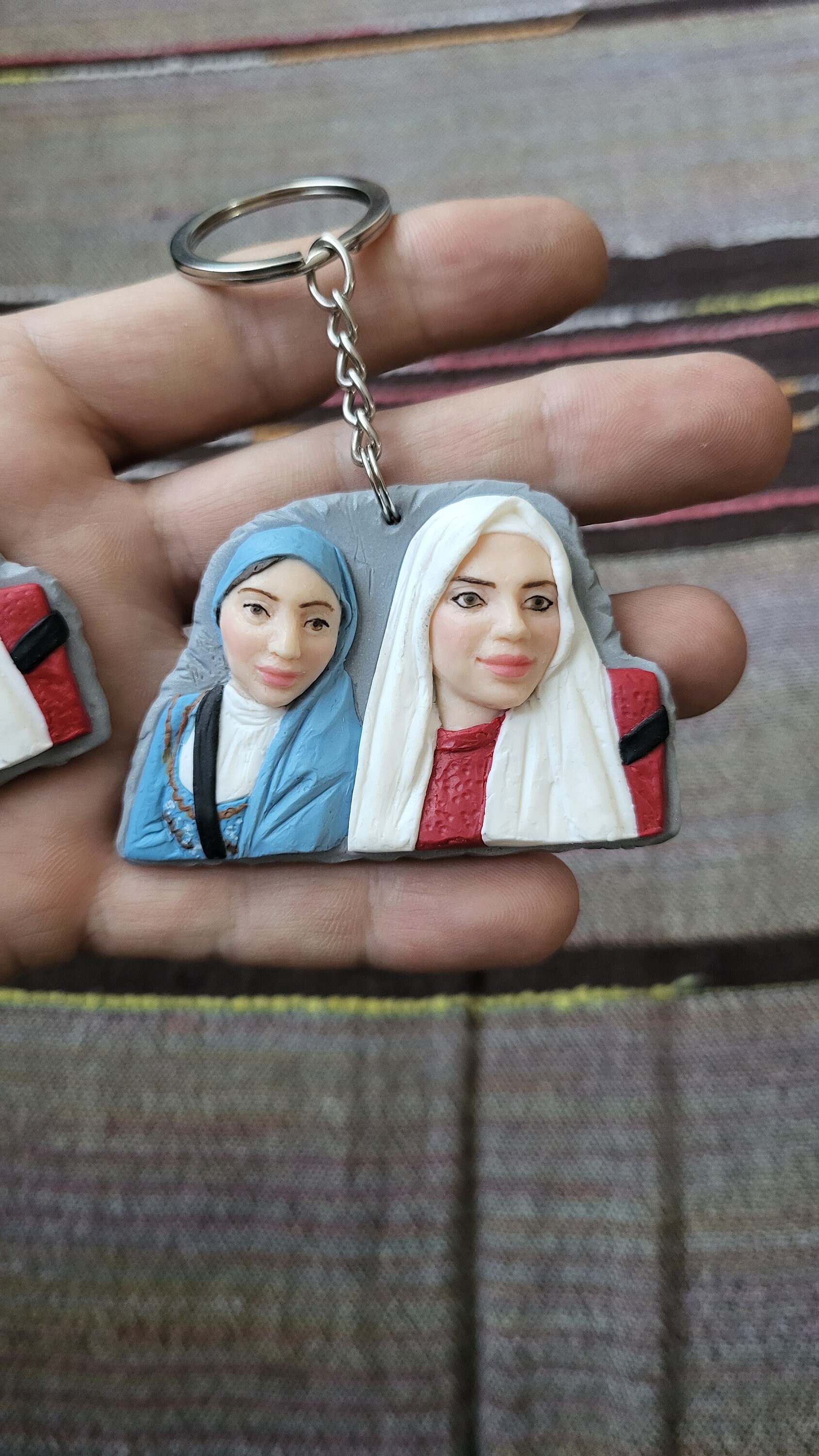 Two Hand Made Key Chains , Personalized , Custom Made , Perfect Gift - Etsy