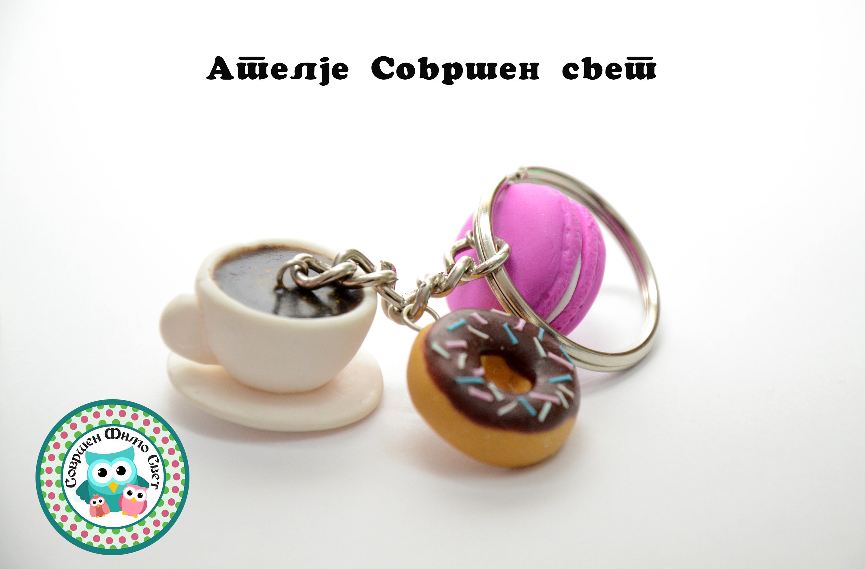 Key Chains hand Made Polymer Clay - Etsy UK