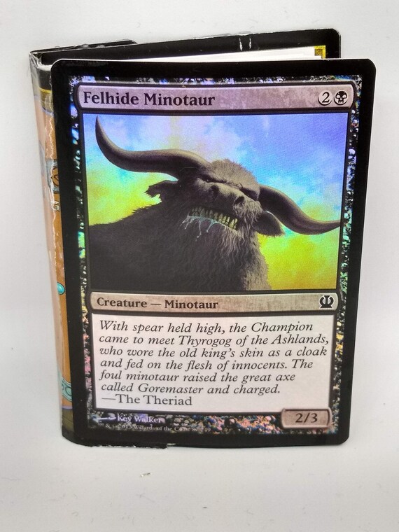 Magic the Gathering Card Notebook Handmade MTG Card Theros | Etsy