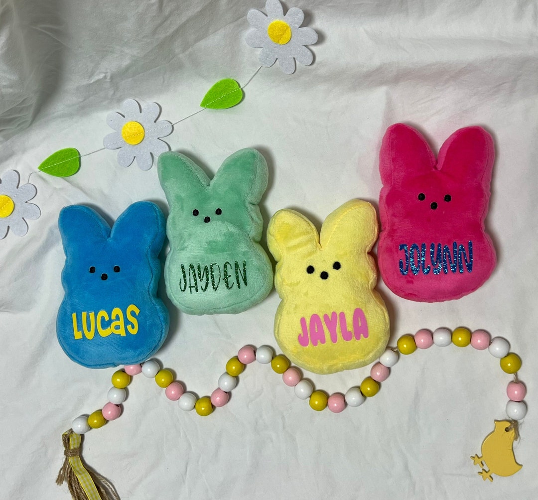 Personalized Small Easter Peeps, Personalized Peeps Bunnies, Peeps ...