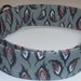 Ready to Ship. Grey Feather Dog Collar. Buckle, Feather Collar. 1.5 ...