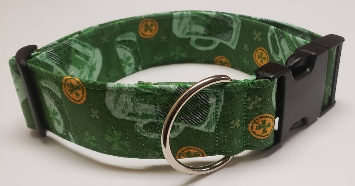Ready to Ship St. Patrick's Day Collar. Buckle Handmade - Etsy