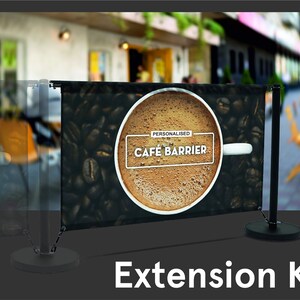 Cafe Barrier Cafe Banner Seating Area Divide Queueing Barriers Custom ...