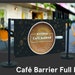 Cafe Barrier Cafe Banner Seating Area Divide Queueing Barriers Custom ...