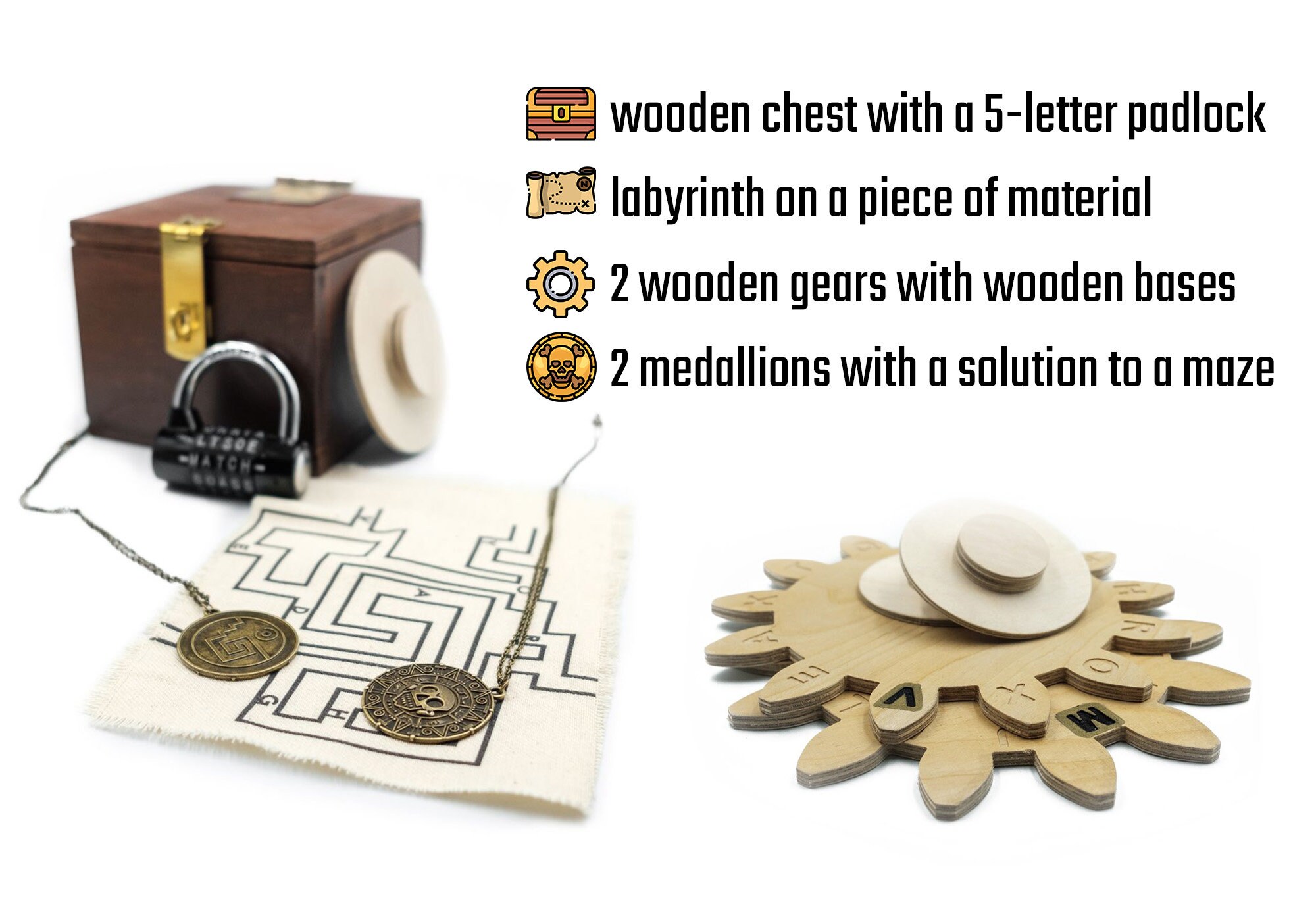 Pirate Map Puzzle Escape Room Prop - Etsy