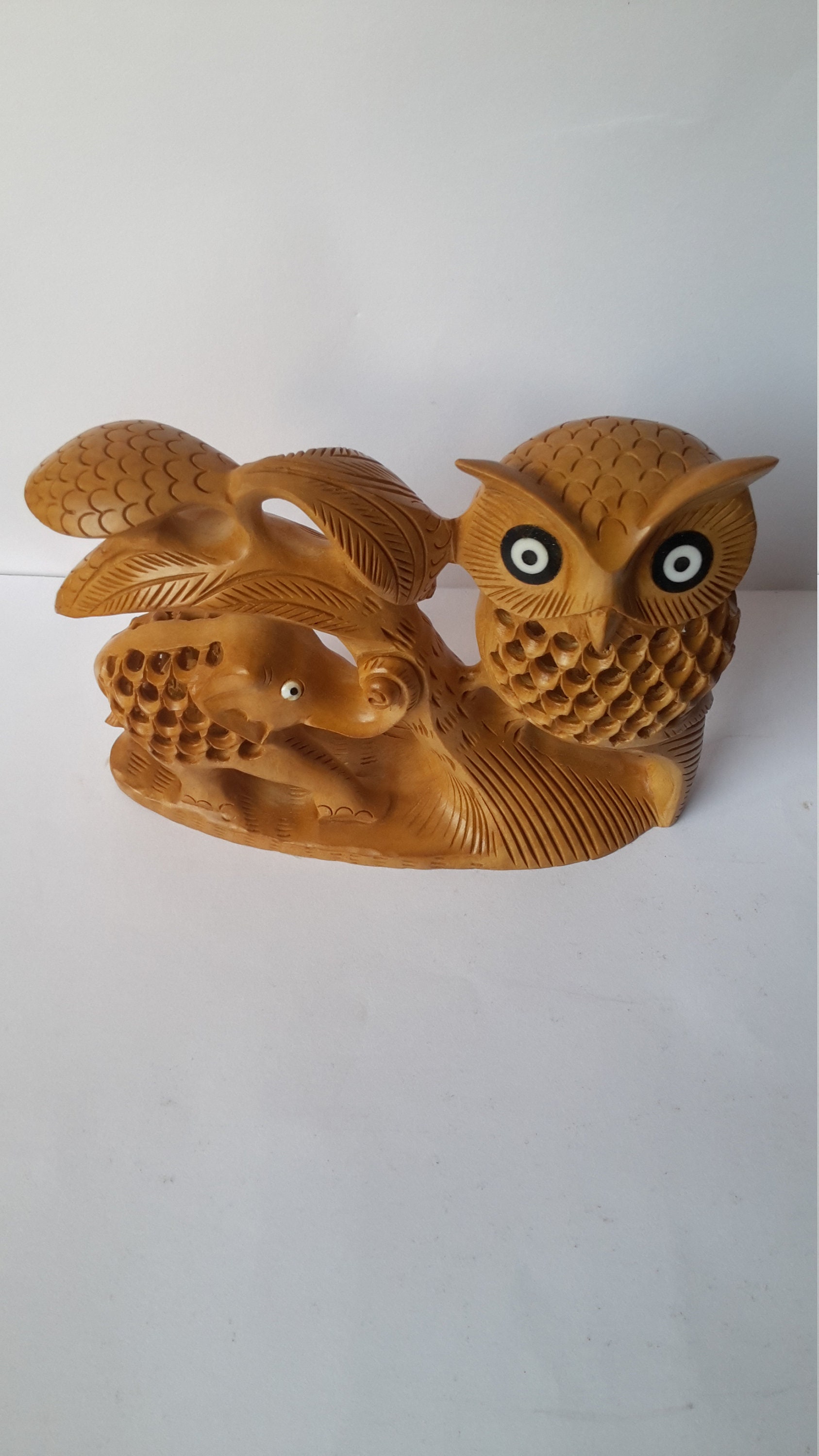 Wooden Handmade Owl - Etsy