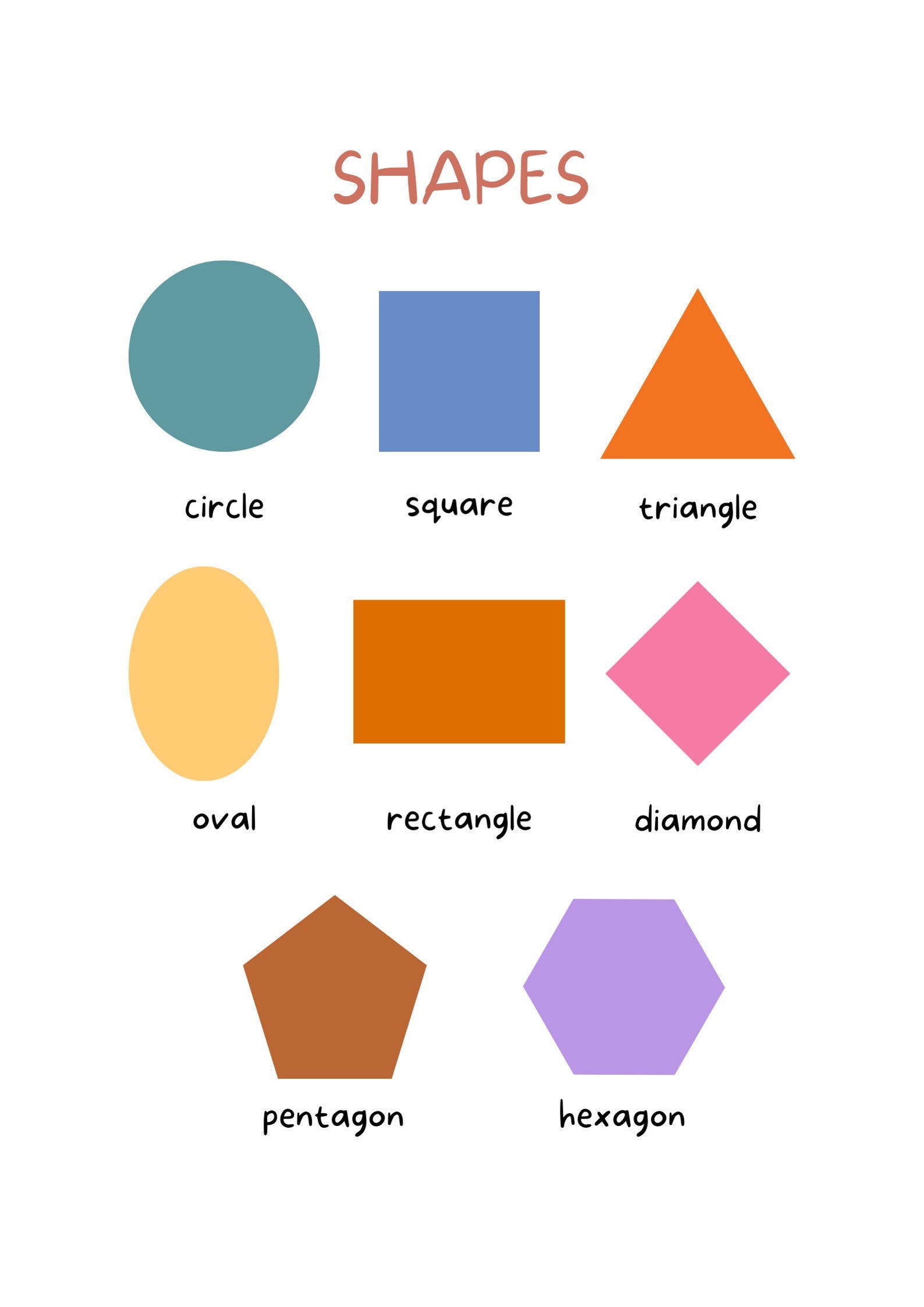 Interactive Learning: Shapes, Months, Colors, Counting 1 to 100, Days ...