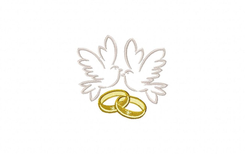 Wedding Doves With Rings - Wedding Rings Sets Ideas