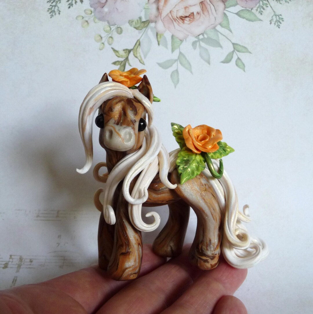 Fimoundfantasy Polymer Clay Pony Mini Pony joline - Etsy