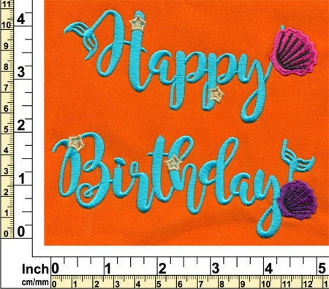 Happy Birthday Mermaid Etsy