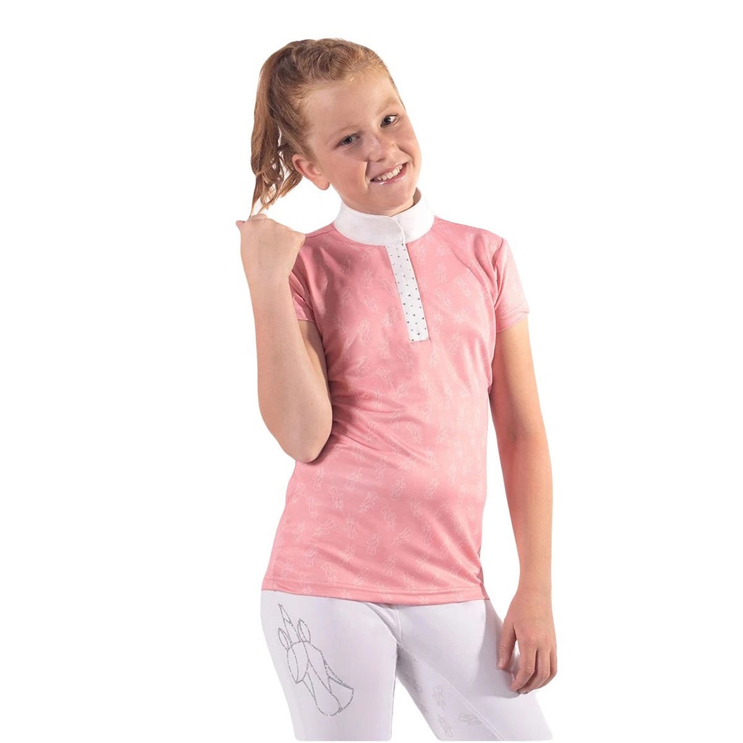 Equipride Children Competition Show Shirt Little Horse Print Jumping ...